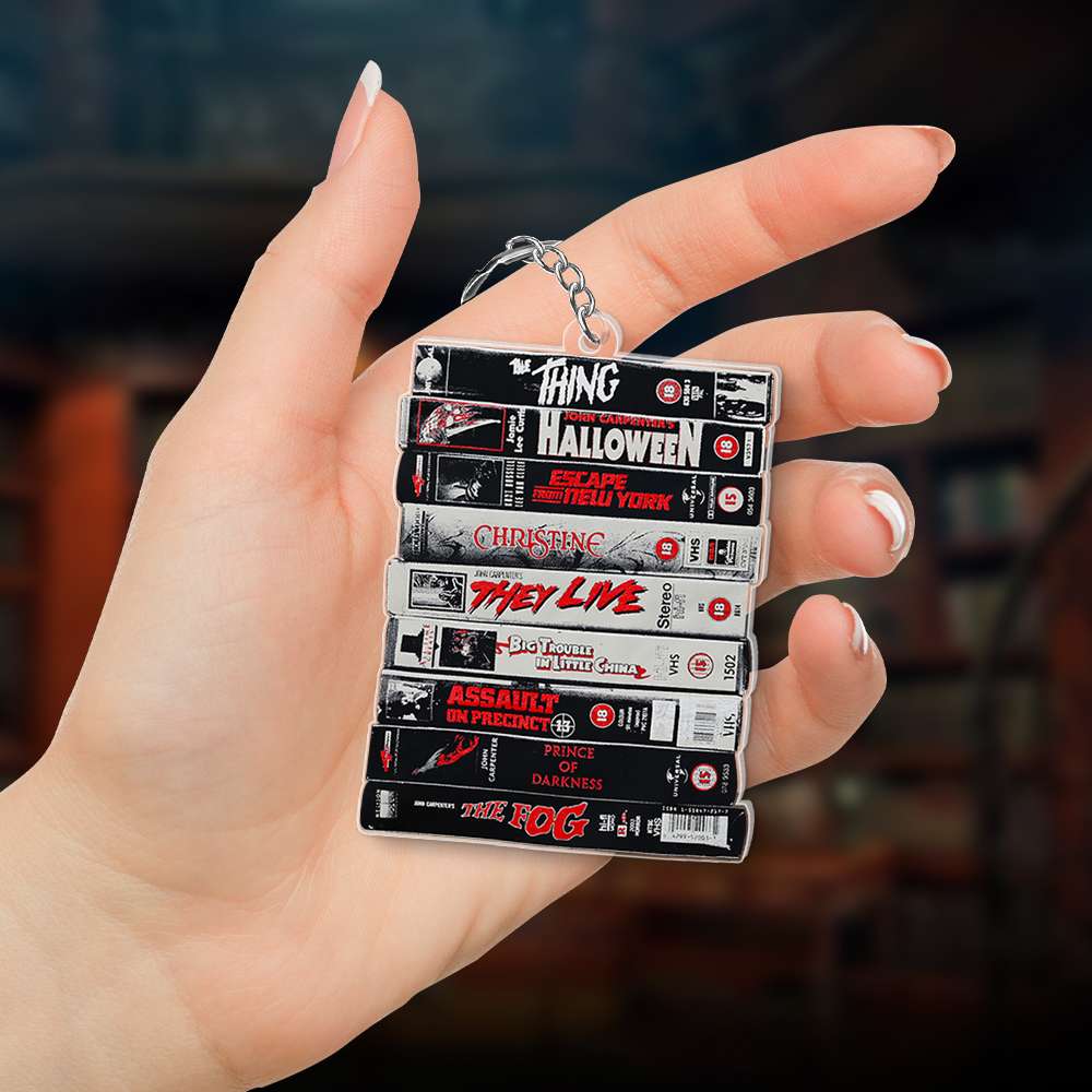Classic Horror Movies Tape Collection Keychain, Gift For Horror Fans 0 ...